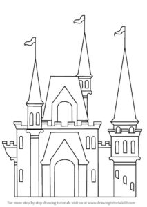 19 Cartoon Castle Drawing Ideas - Step By Step Guide - DIYnCrafty