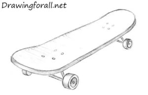 22 Skateboard Drawing Ideas - How To Draw Skateboard - DIYnCrafty