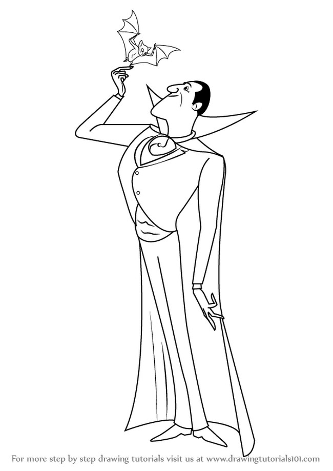 19 Dracula Drawing Ideas For Scary Collection - DIYnCrafty