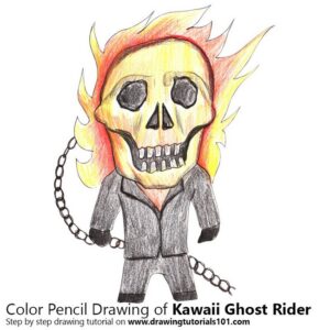 21 Ghost Rider Drawing Ideas - Step By Step Guide - DIYnCrafty