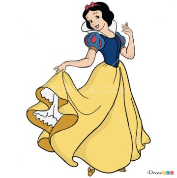 21 Snow White Drawing Ideas Step By Step Guide - DIYnCrafty