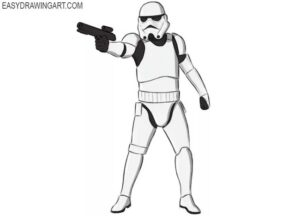 20 Stormtrooper Drawing Ideas - How To Draw Stormtrooper - DIYnCrafty