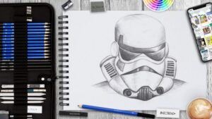 20 Stormtrooper Drawing Ideas - How To Draw Stormtrooper - DIYnCrafty