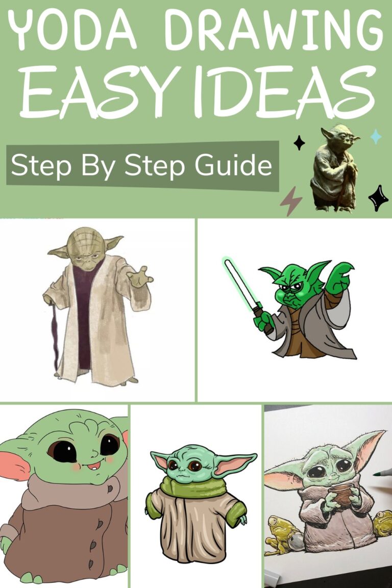 21 Yoda Drawing Ideas - How To Draw Yoda - DIYnCrafty