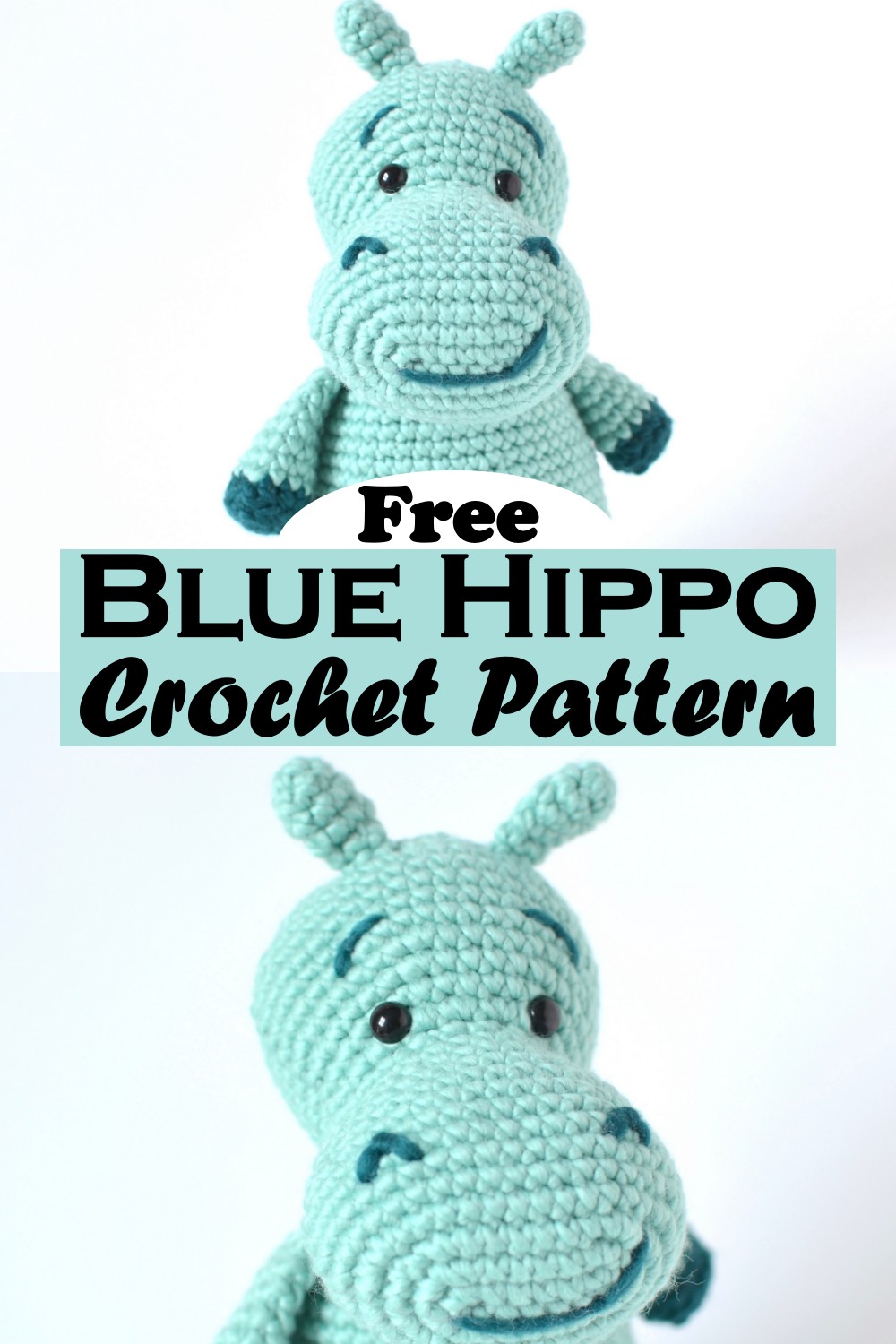 18 Free Crochet Hippo Patterns For All Skill Levels!