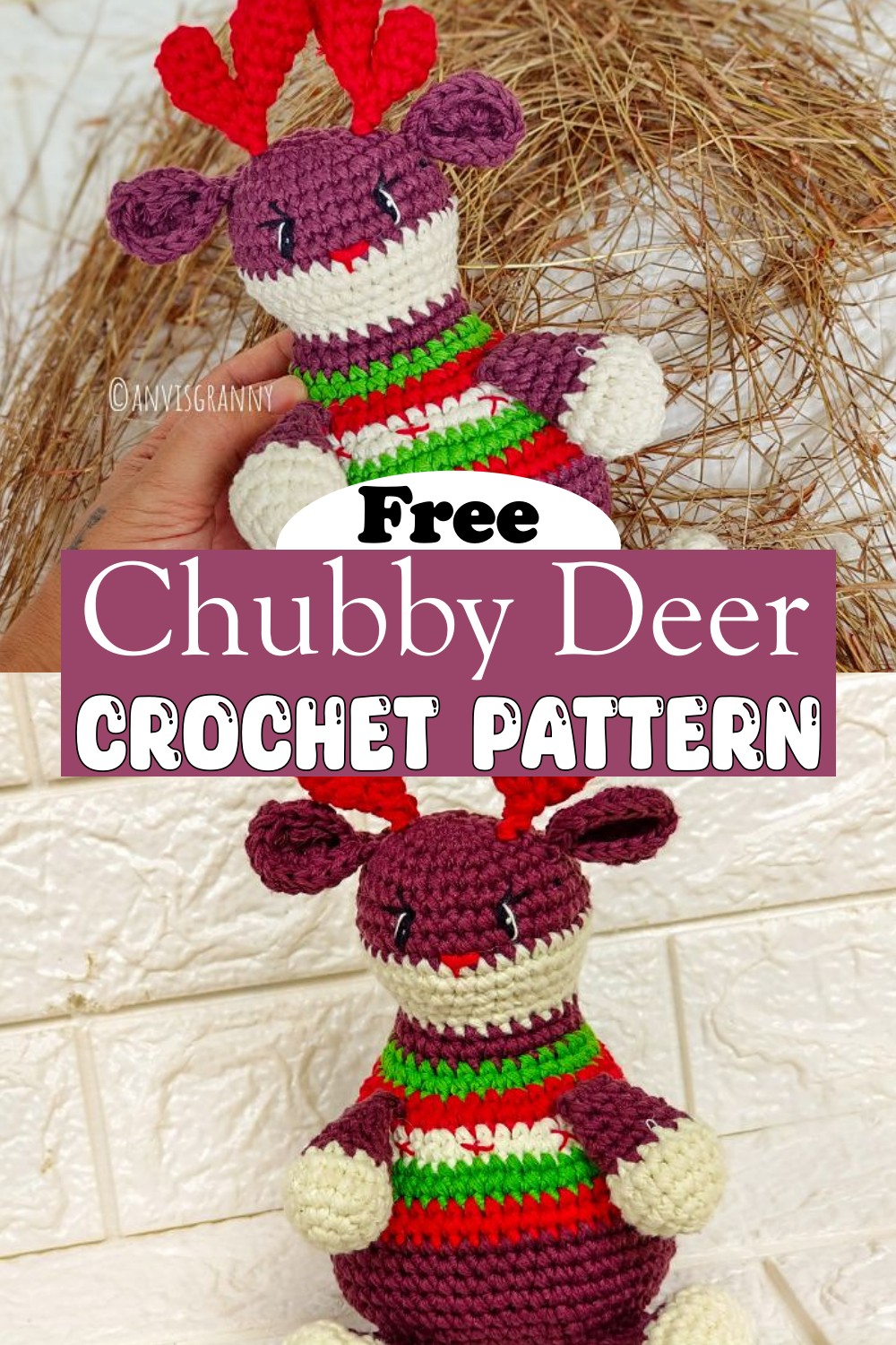 20 Free Crochet Deer Patterns & Amigurumi (easy!)