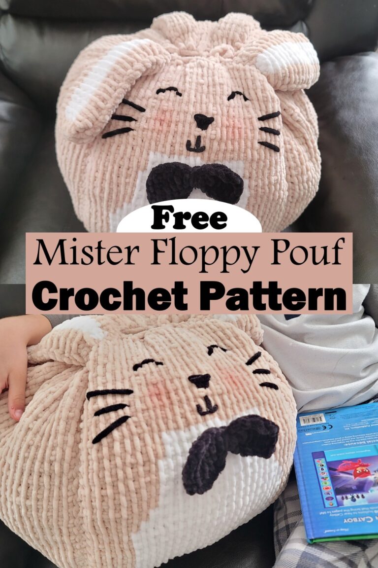 17 Free Crochet Pouf Patterns For First Enjoyable Relax + Tips
