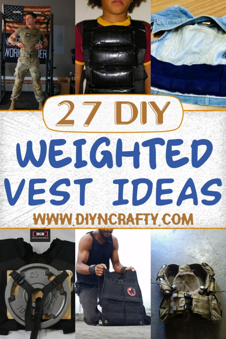 27 DIY Weighted Vest Ideas For Chest Exercise - DIYnCrafty