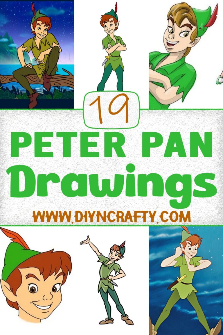19 Peter Pan Drawing Ideas For Fairy Tale Fans - DIYnCrafty
